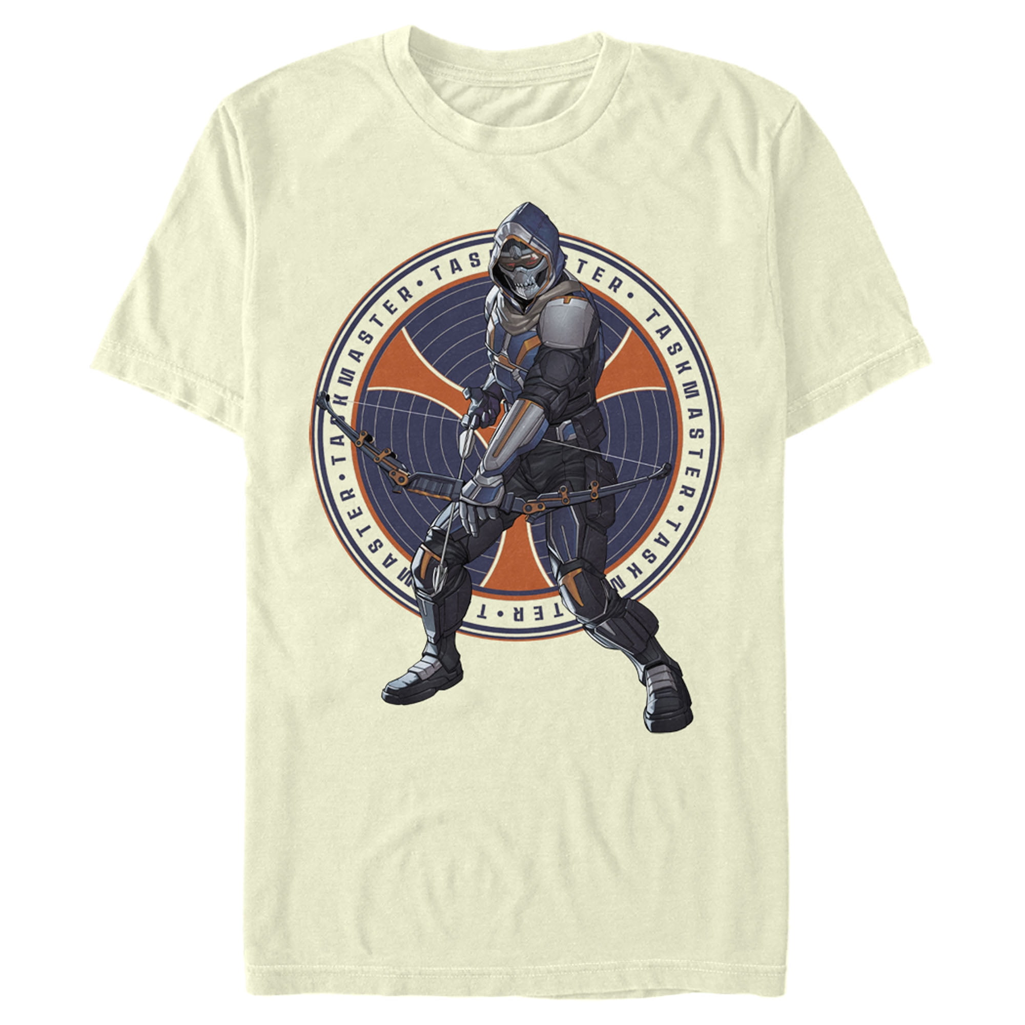 Men's Marvel Black Widow Taskmaster Arrow Graphic Tee Beige X Large ...