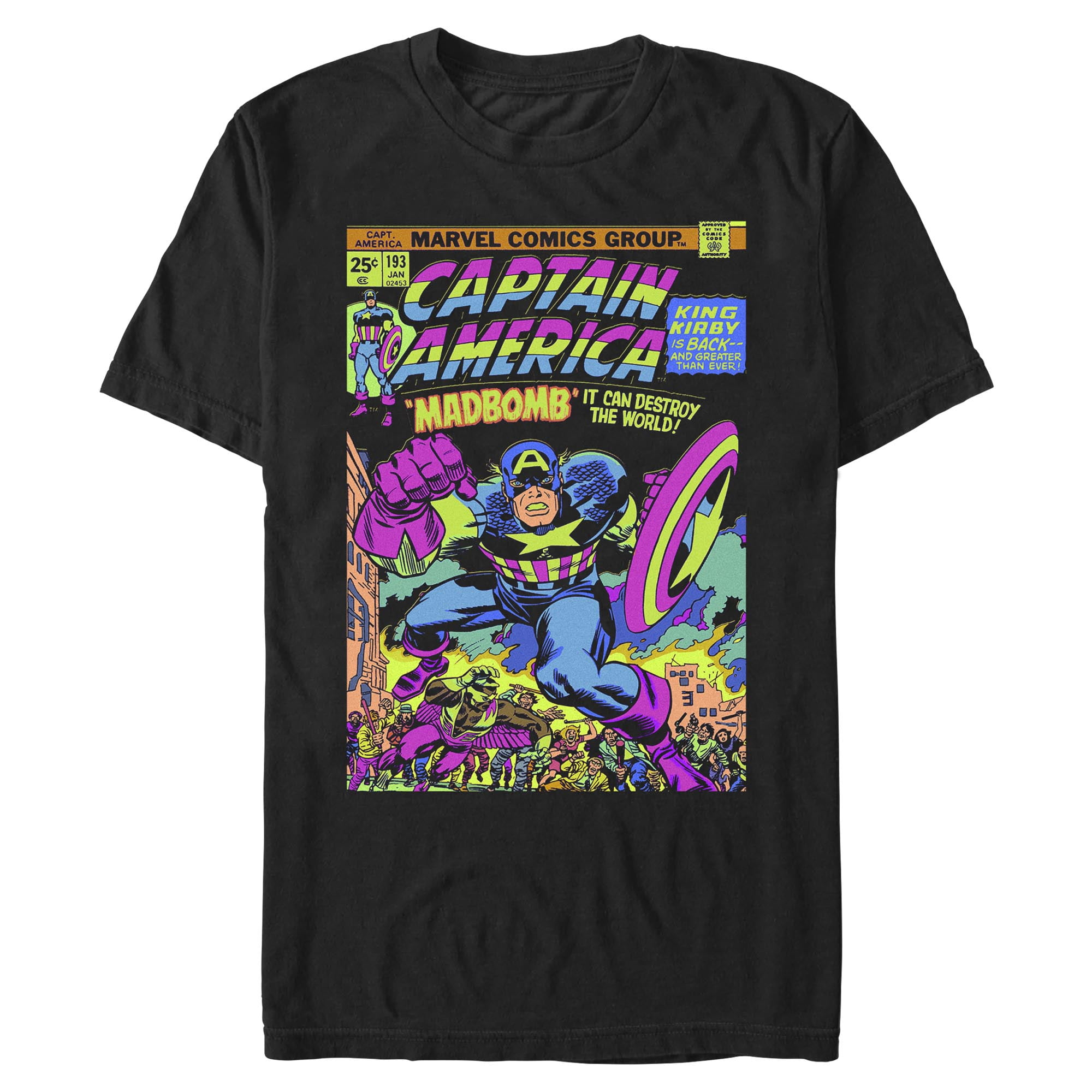 Men's Marvel Captain America Classic Comic Book Cover Issue 193 Graphic ...