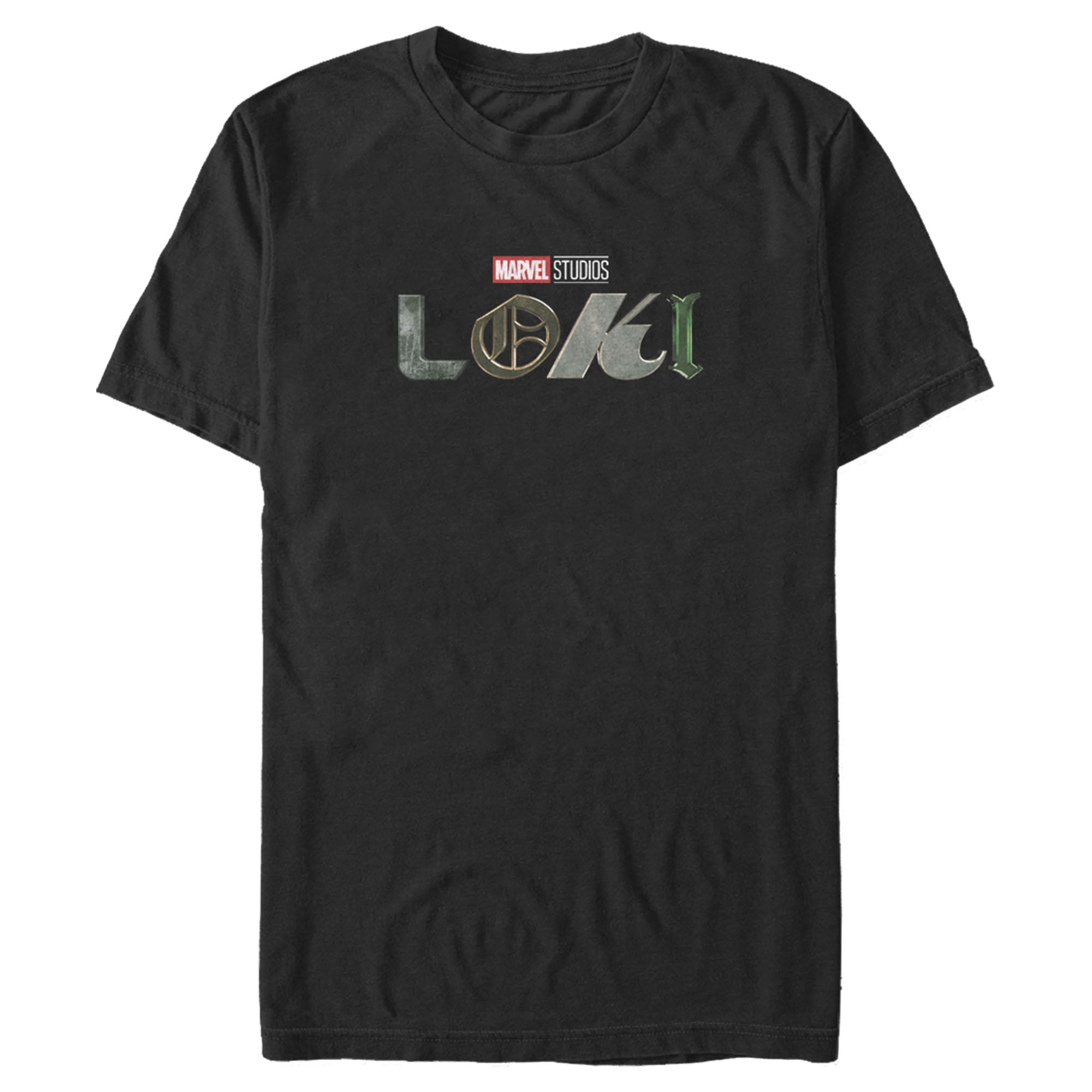 Men's Marvel Color Loki Logo Graphic Tee Black X Large - Walmart.com