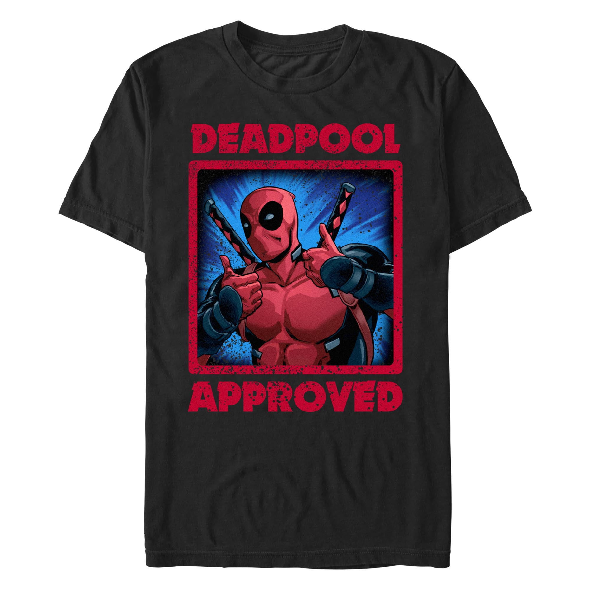 Men's Marvel: Deadpool Approved Portrait Graphic T-Shirt - Walmart.com