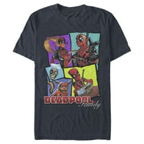 Men's Marvel Deadpool Wanted Poster Graphic Tee Black 4X Large ...