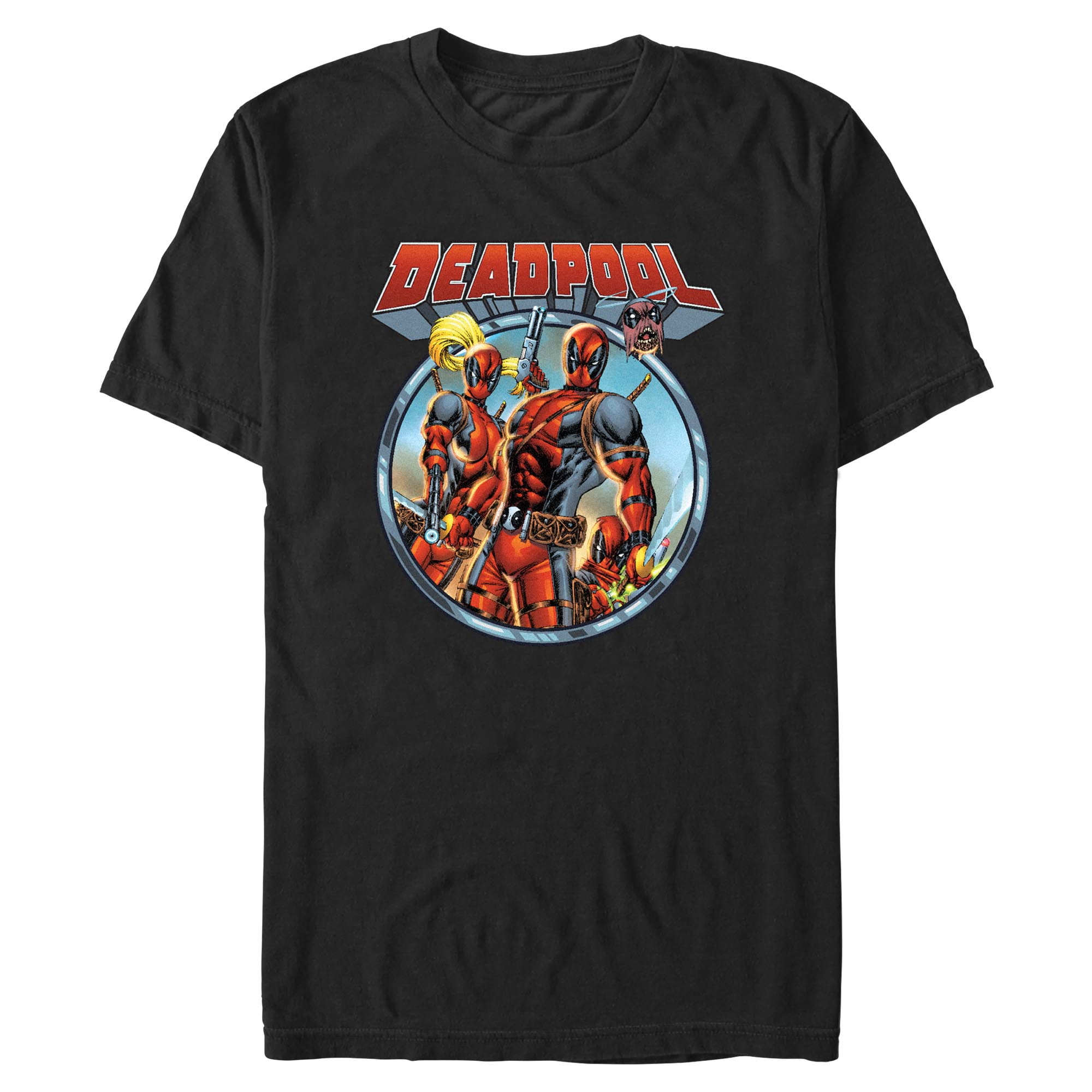 Men's Marvel: Deadpool Team Pool Graphic T-Shirt - Walmart.com