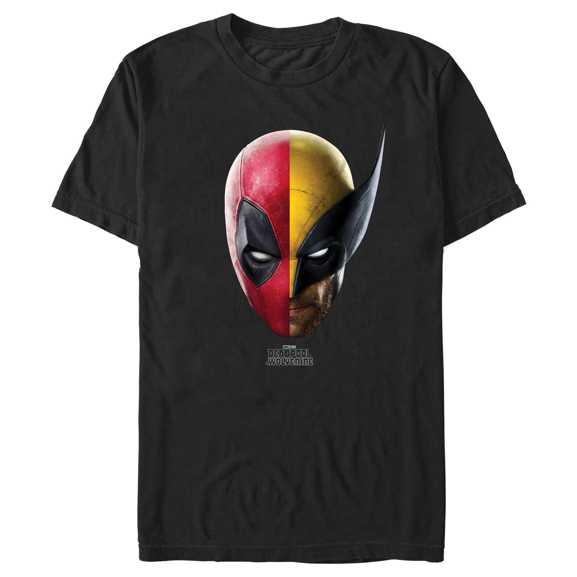 Men's Marvel: Deadpool & Wolverine Half Portraits Graphic T-Shirt ...
