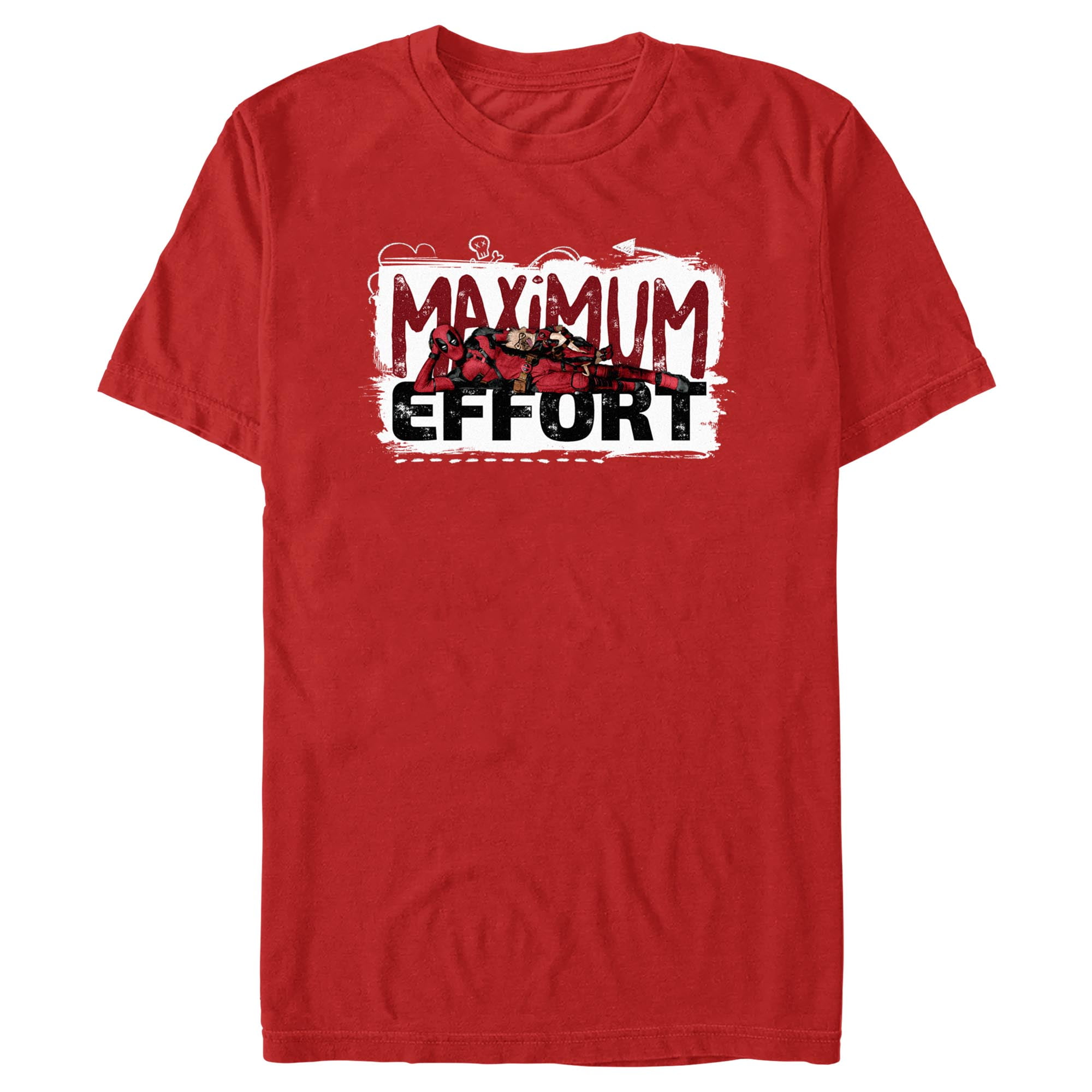 Men's Marvel: Deadpool & Wolverine Maximum Effort Graphic T-Shirt - Walmart.com