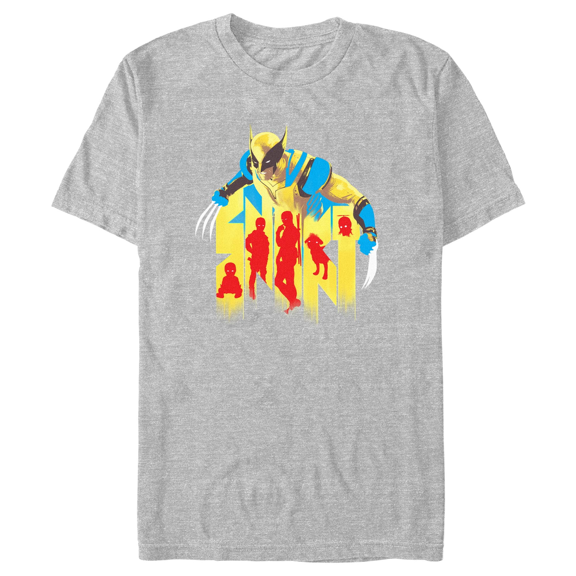 Men's Marvel: Deadpool & Wolverine Snikt Variants Graphic T-Shirt ...