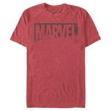 Men's Marvel Distressed Faded Logo Graphic T-Shirt - Walmart.com