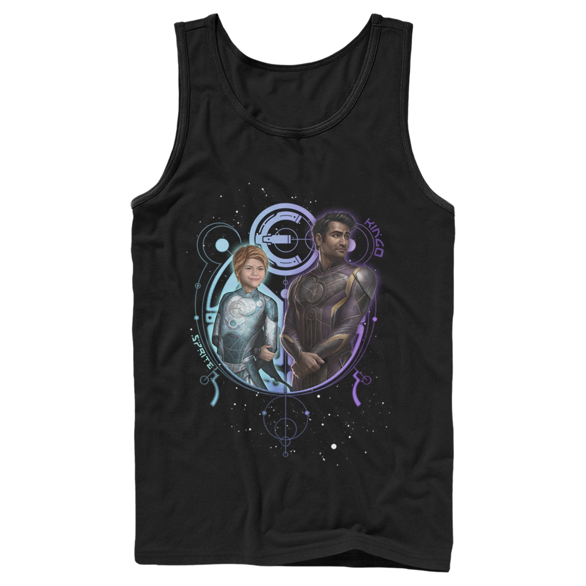 Men's Marvel Eternals Sprite and Kingo Duo Tank Top Black Small ...