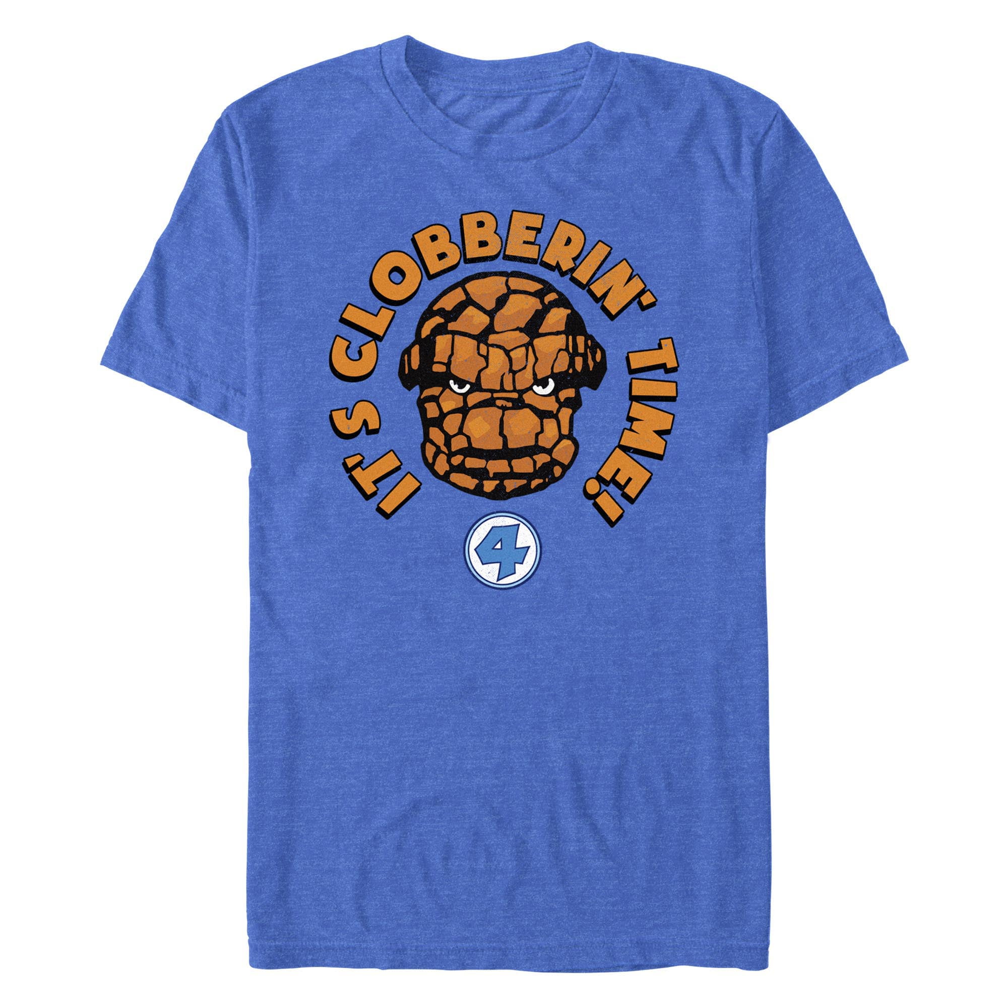 Men's Marvel: Fantastic Four The Thing It's Clobberin' Time Graphic T ...