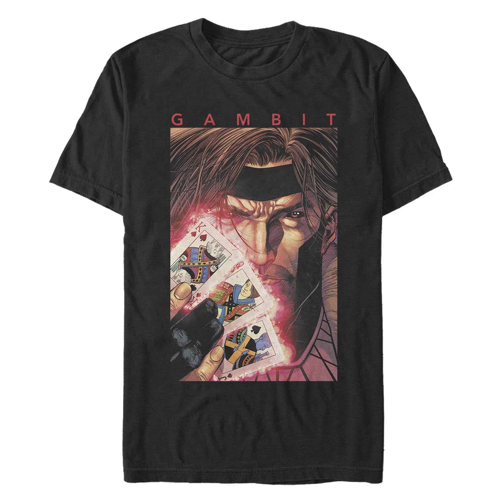 Men's Marvel Gambit Poker Cards Graphic T-Shirt - Walmart.com