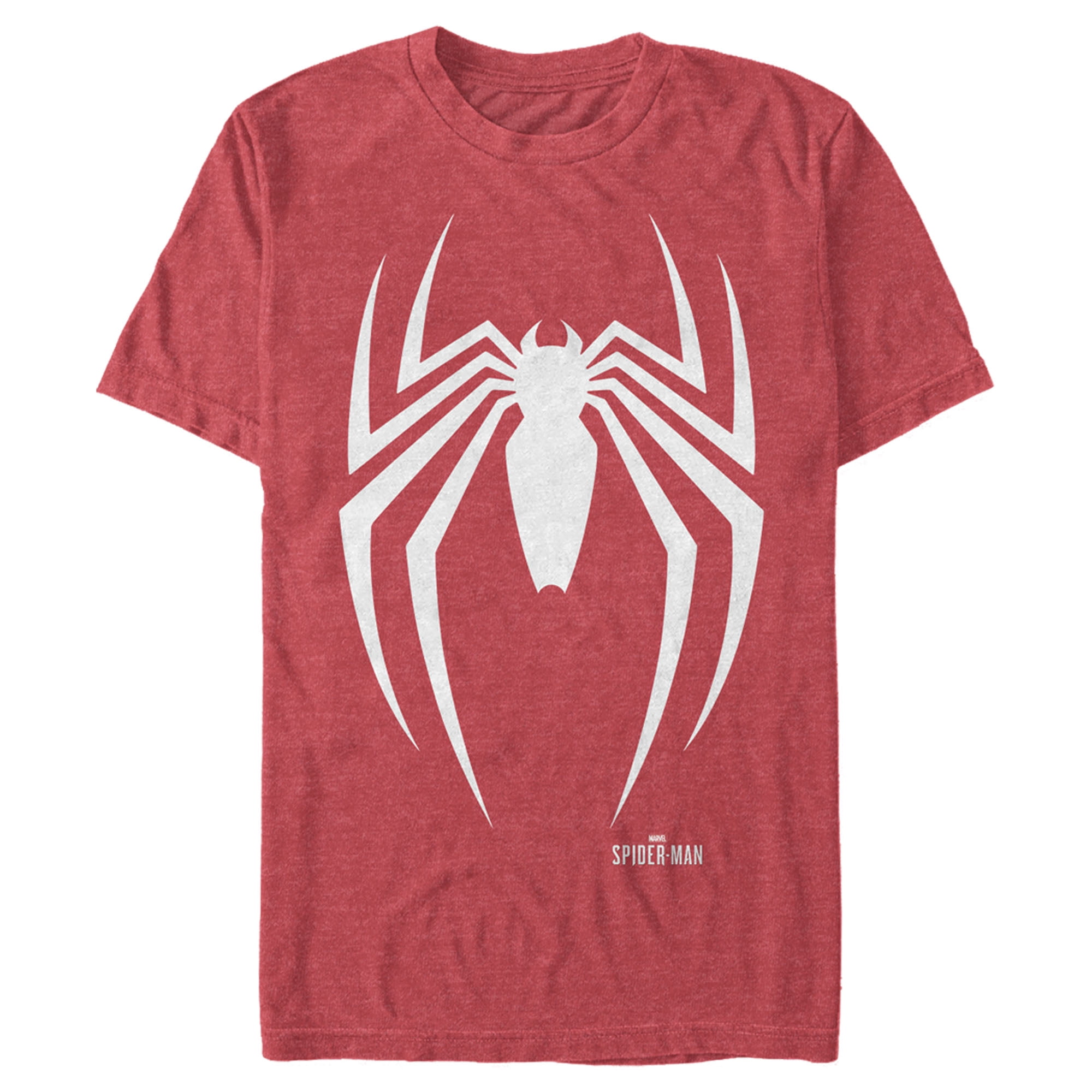 Men's Marvel Gamerverse Spider-Man Logo Graphic Tee Red Heather 2X ...