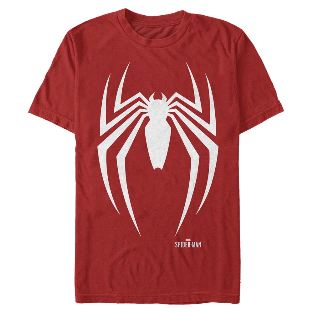 Marvel Men's Spider-Man Graphic T-Shirt, Red, X Large for Adults ...