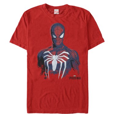 Men's Marvel Gamerverse Spider-Man Logo Graphic Tee Red Heather 2X ...