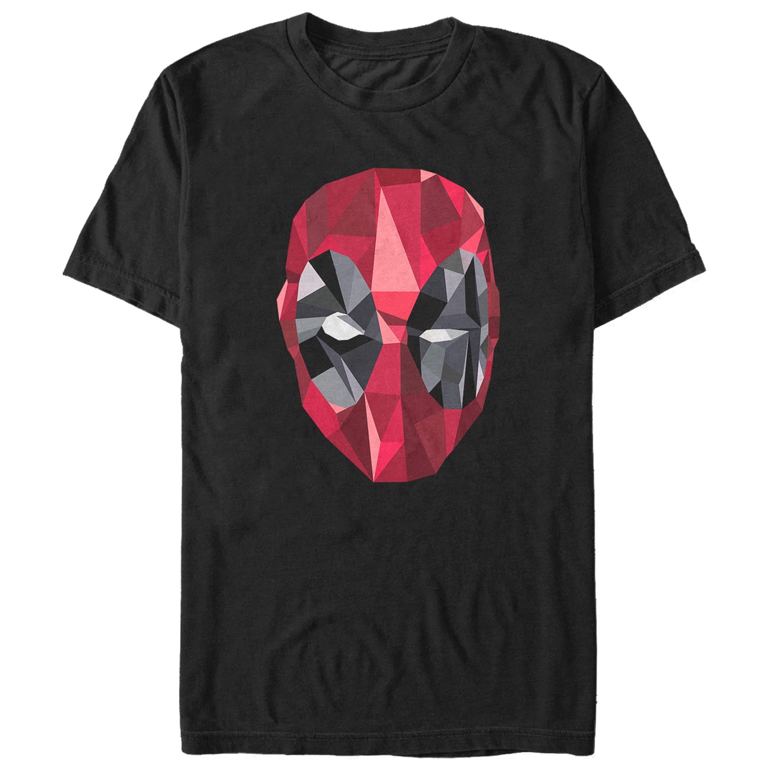Men's Marvel Geometric Deadpool Graphic Tee Black 2X Large - Walmart.com