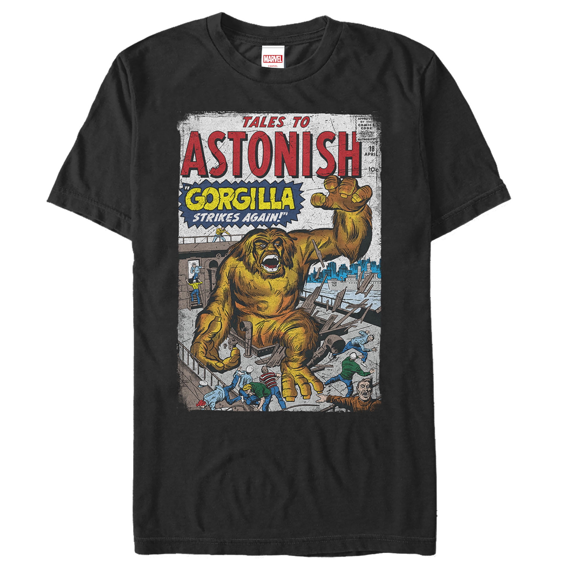 Men's Marvel Gorgilla Classic Tales to Astonish Graphic Tee Black 3X ...