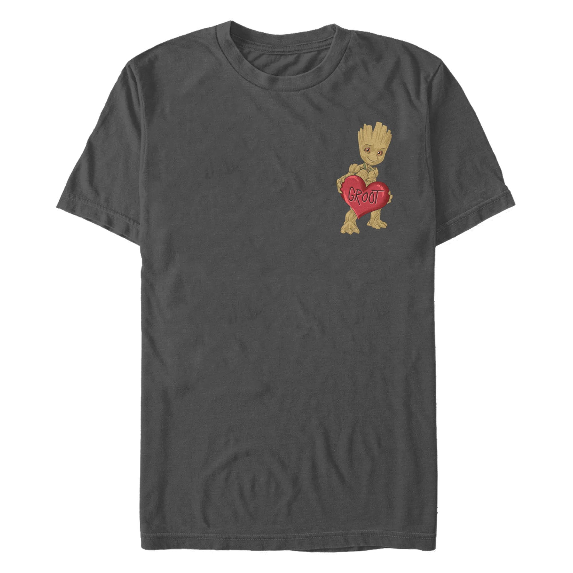 Men's Marvel Groot Heart Graphic T-Shirt - Walmart.com