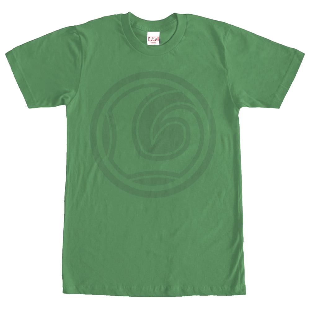 Men's Marvel Loki Emblem Graphic Tee Kelly Green Large - Walmart.com