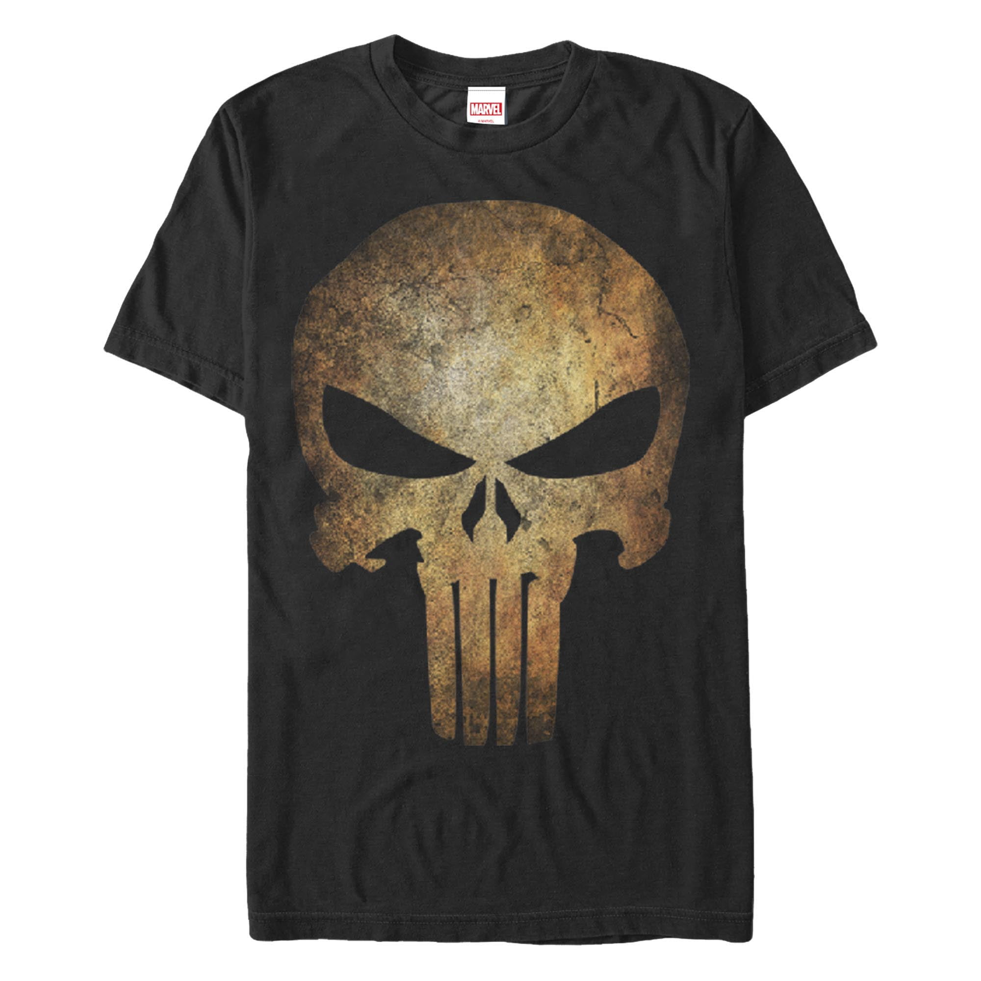 Men's Marvel Punisher Rusty Skull Logo Graphic T-Shirt - Walmart.com