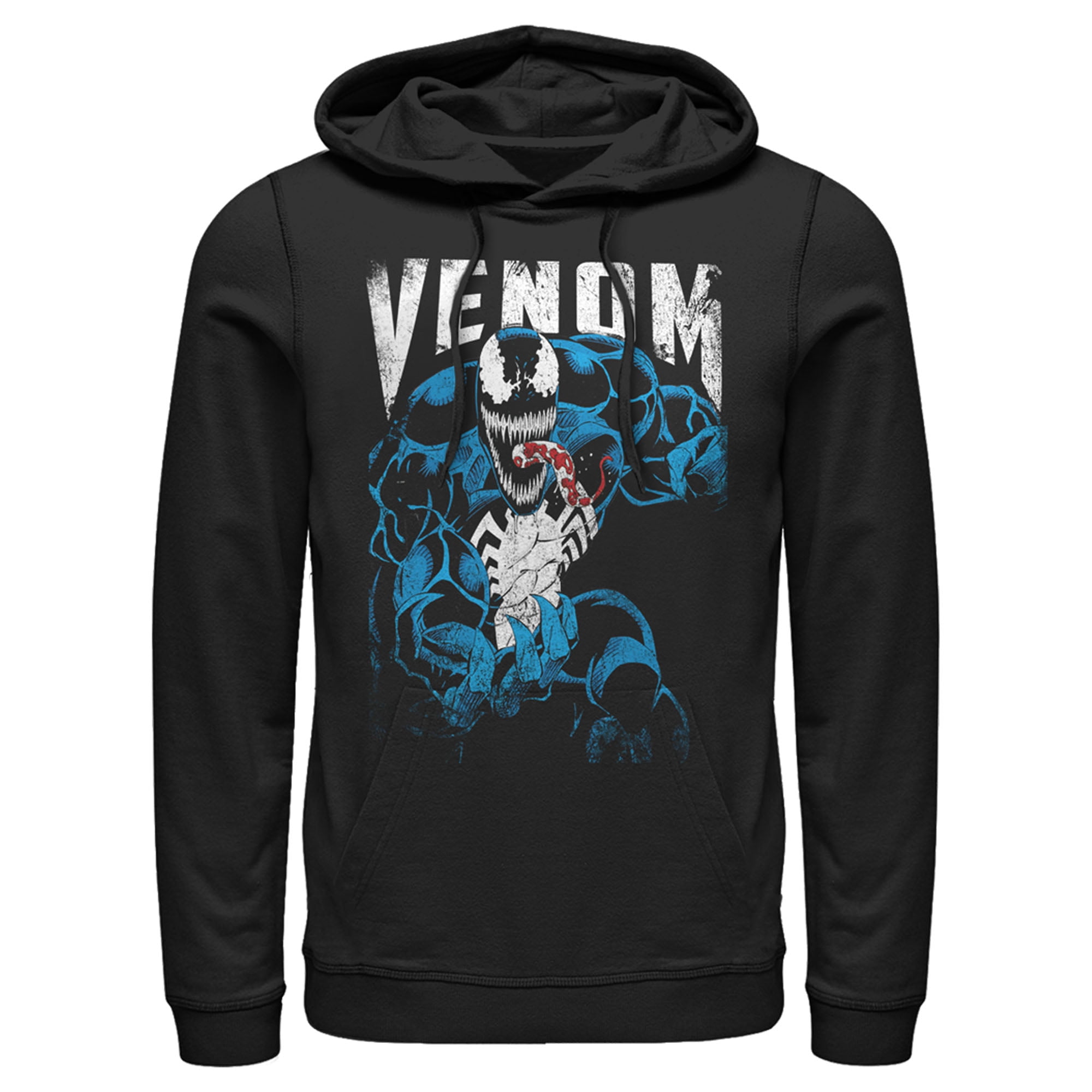 Men's Marvel Retro Comics Venom Pull Over Hoodie Black 3X Large ...