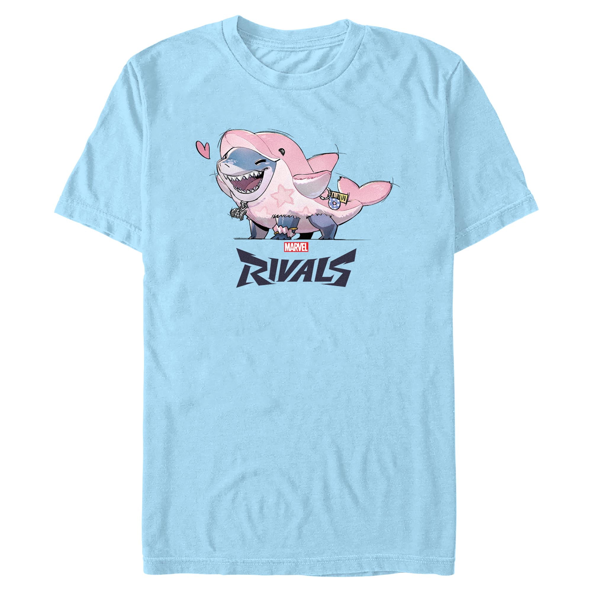 Men's Marvel: Rivals Cute Jeff the Shark Graphic T-Shirt - Walmart.com