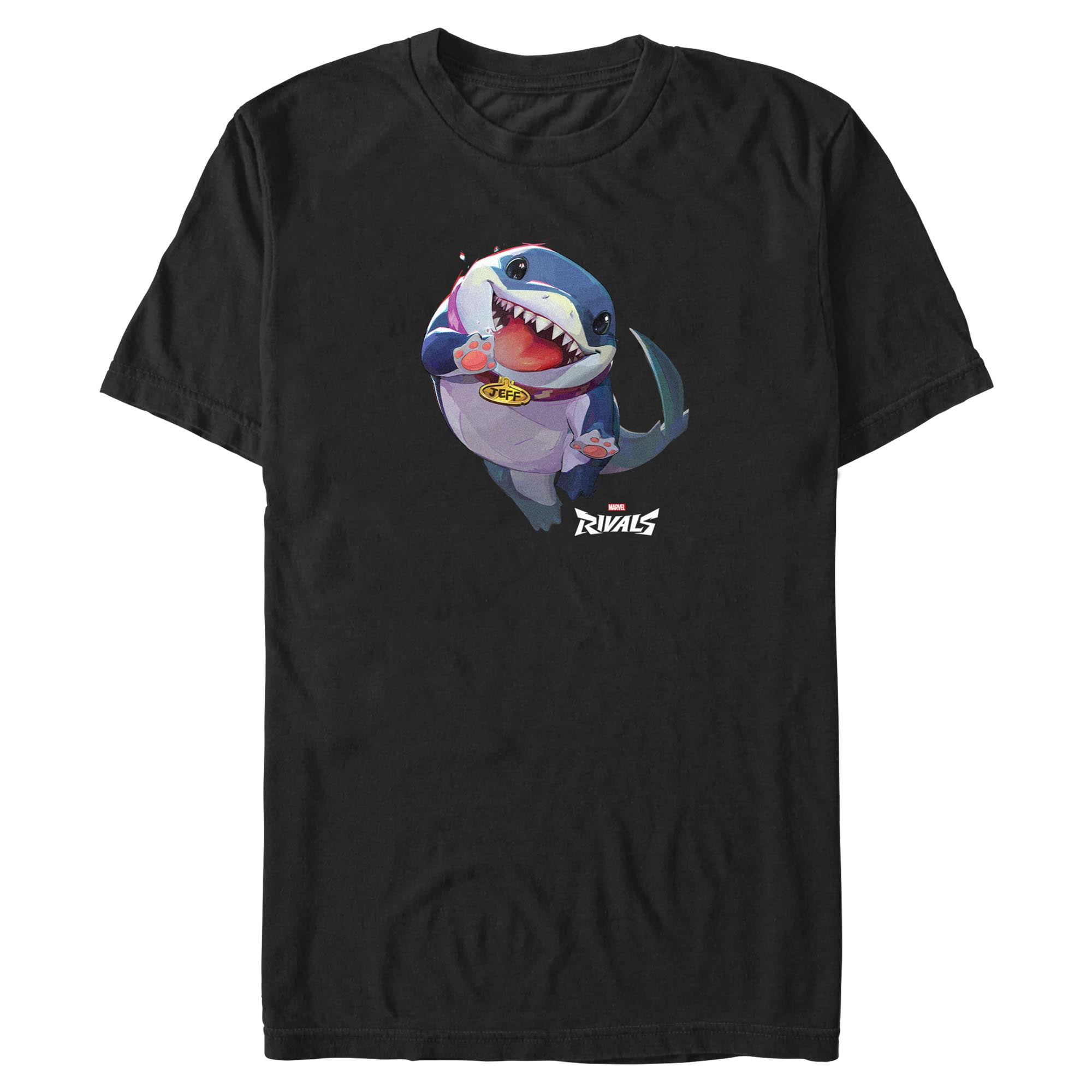 Men's Marvel: Rivals Jeff The Shark Graphic T-Shirt - Walmart.com