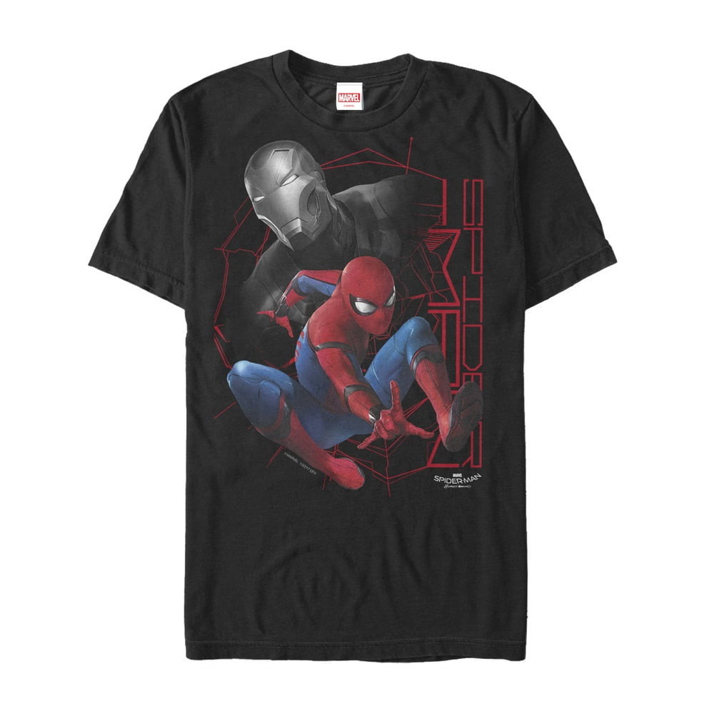 Men's Marvel Spider-Man: Homecoming Iron Manscale Graphic Tee Black X ...