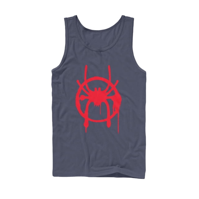Men's Marvel Spider-Man: Into the Spider-Verse Symbol Tank Top Navy ...