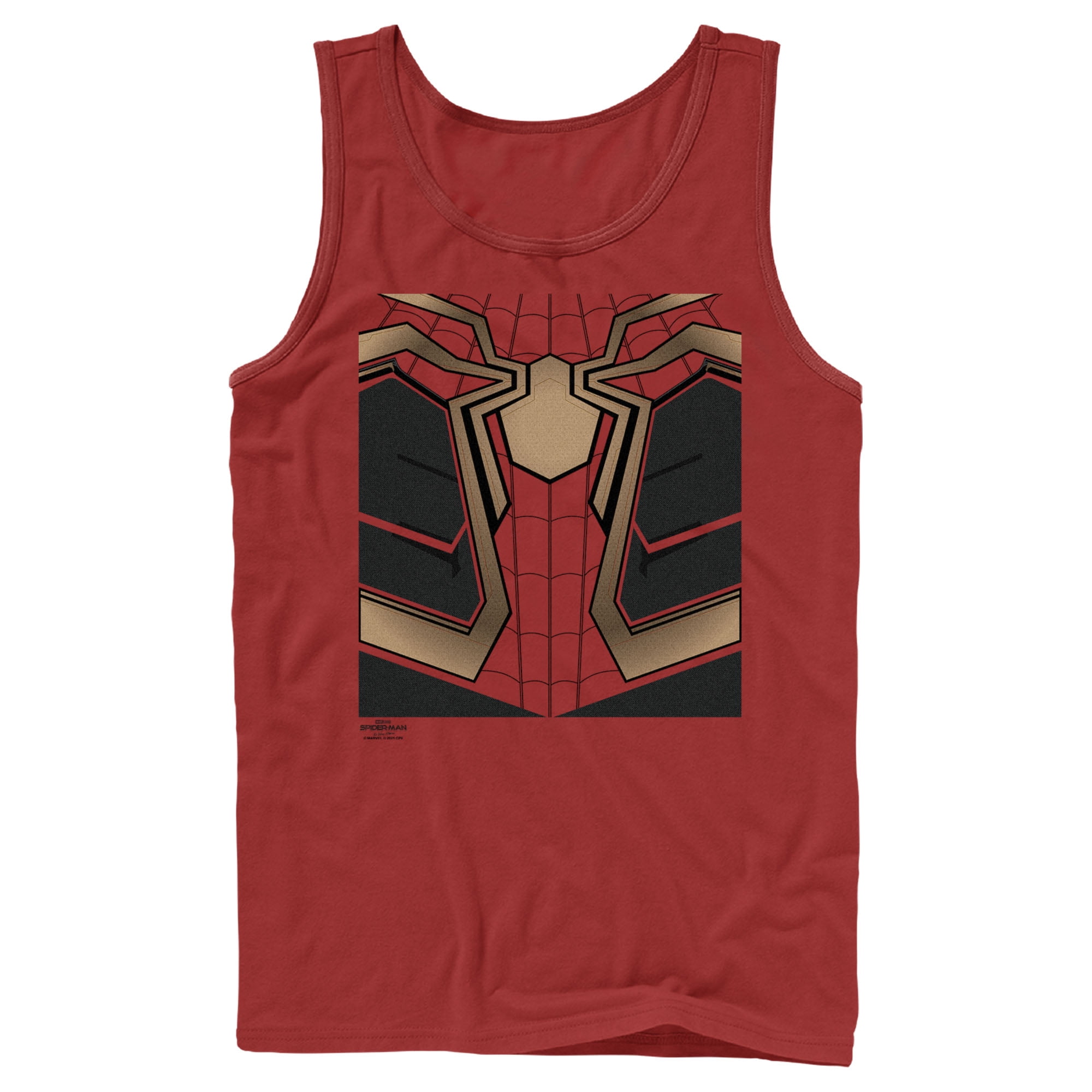 Men's Marvel Spider-Man: No Way Home Iron Suit Tank Top Red Small ...