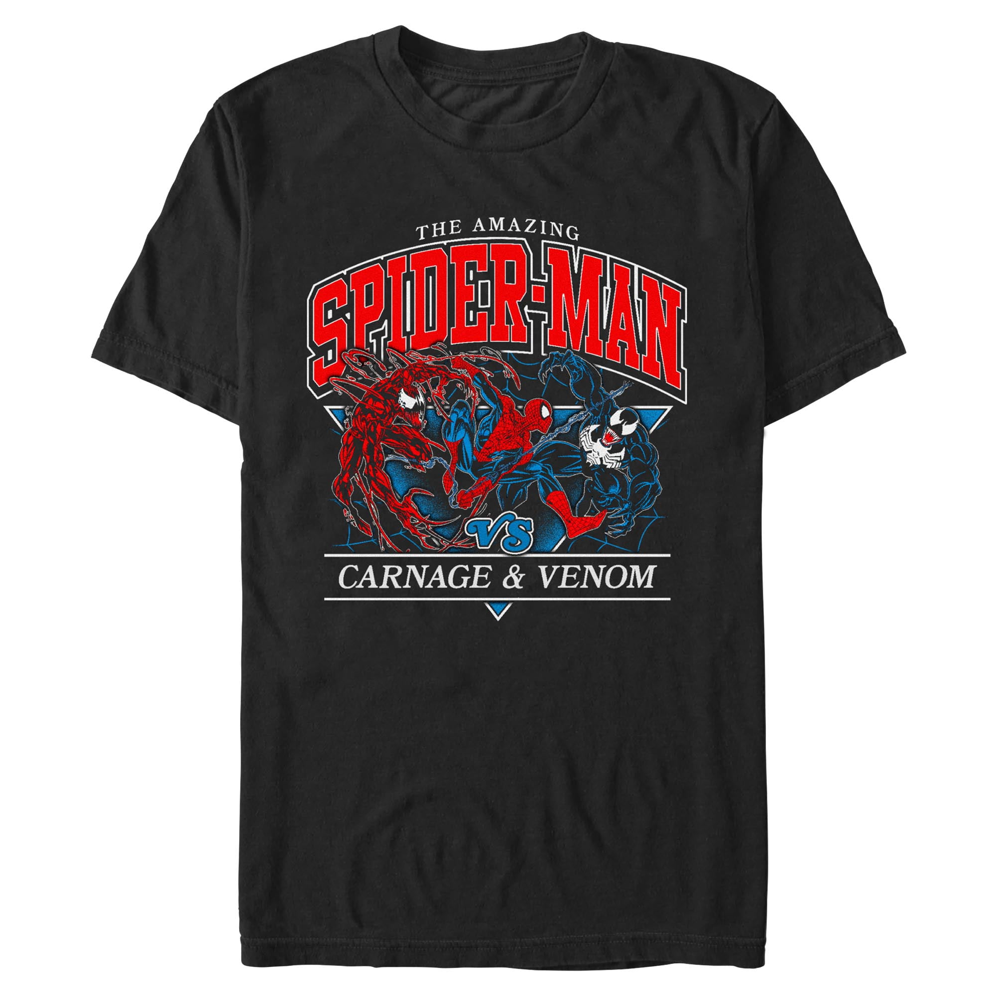 Men's Marvel: Spider-Man The Amazing vs Carnage and Venom Graphic T ...