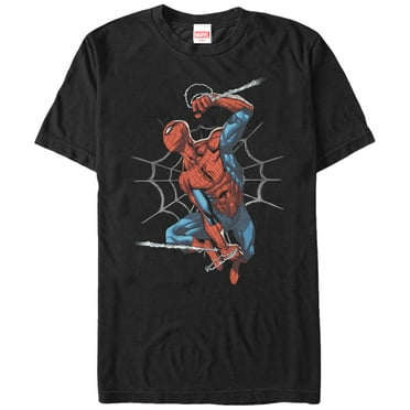 Men's Marvel Spider-Man Comic Book Anniversary Graphic Tee Black Small ...