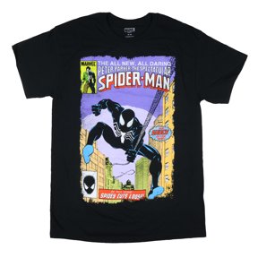 Marvel Spider-Man Men's Spidey Swinging Slim-Fit T-Shirt Heather Red L ...