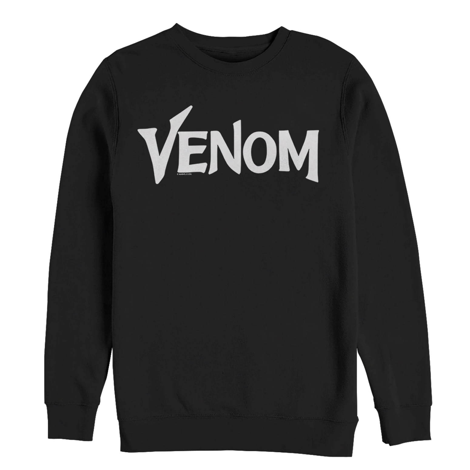 Men's Marvel Venom Film Bold Logo Sweatshirt Black Small - Walmart.com