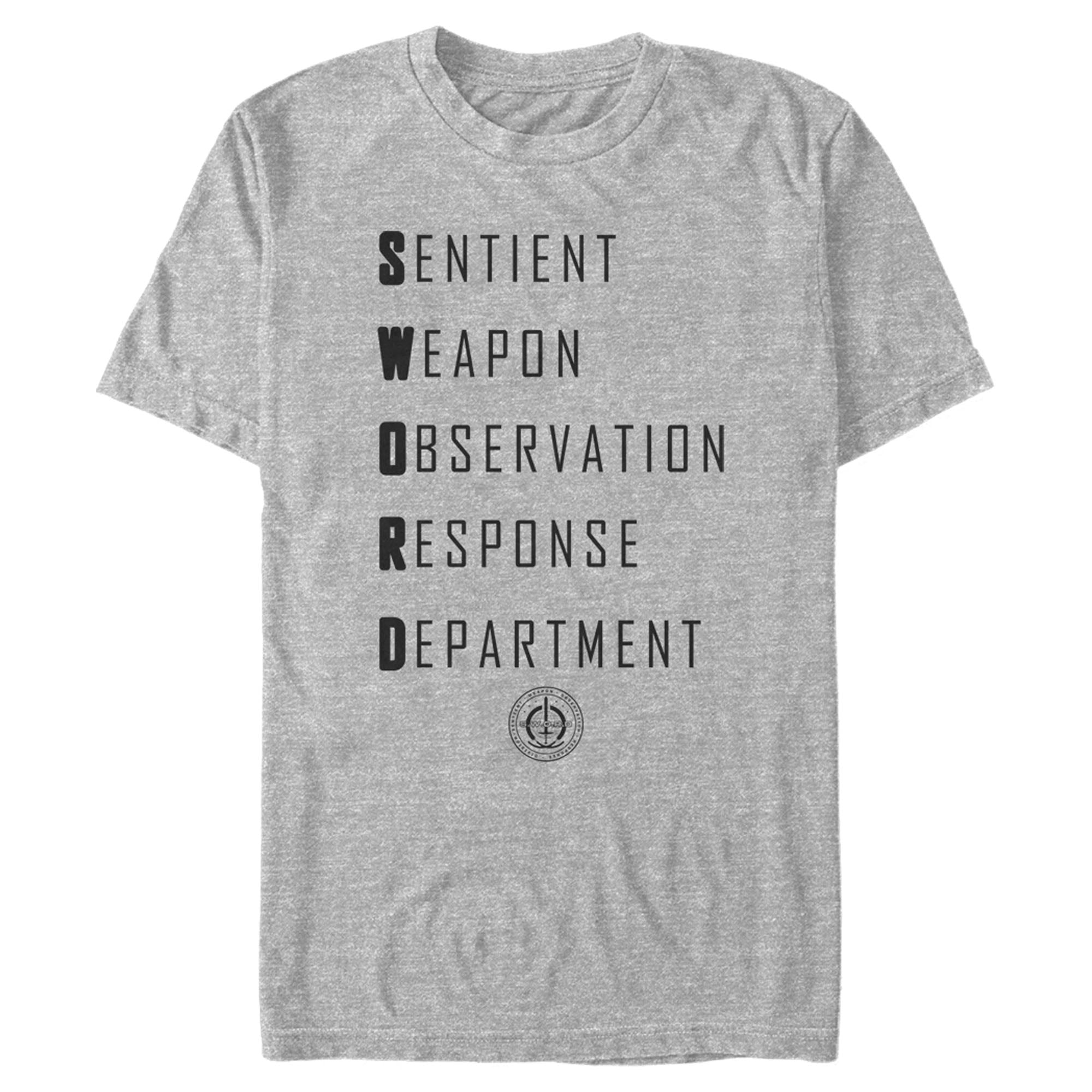 Men's Marvel WandaVision S.W.O.R.D Acronym Logo Graphic Tee Athletic ...