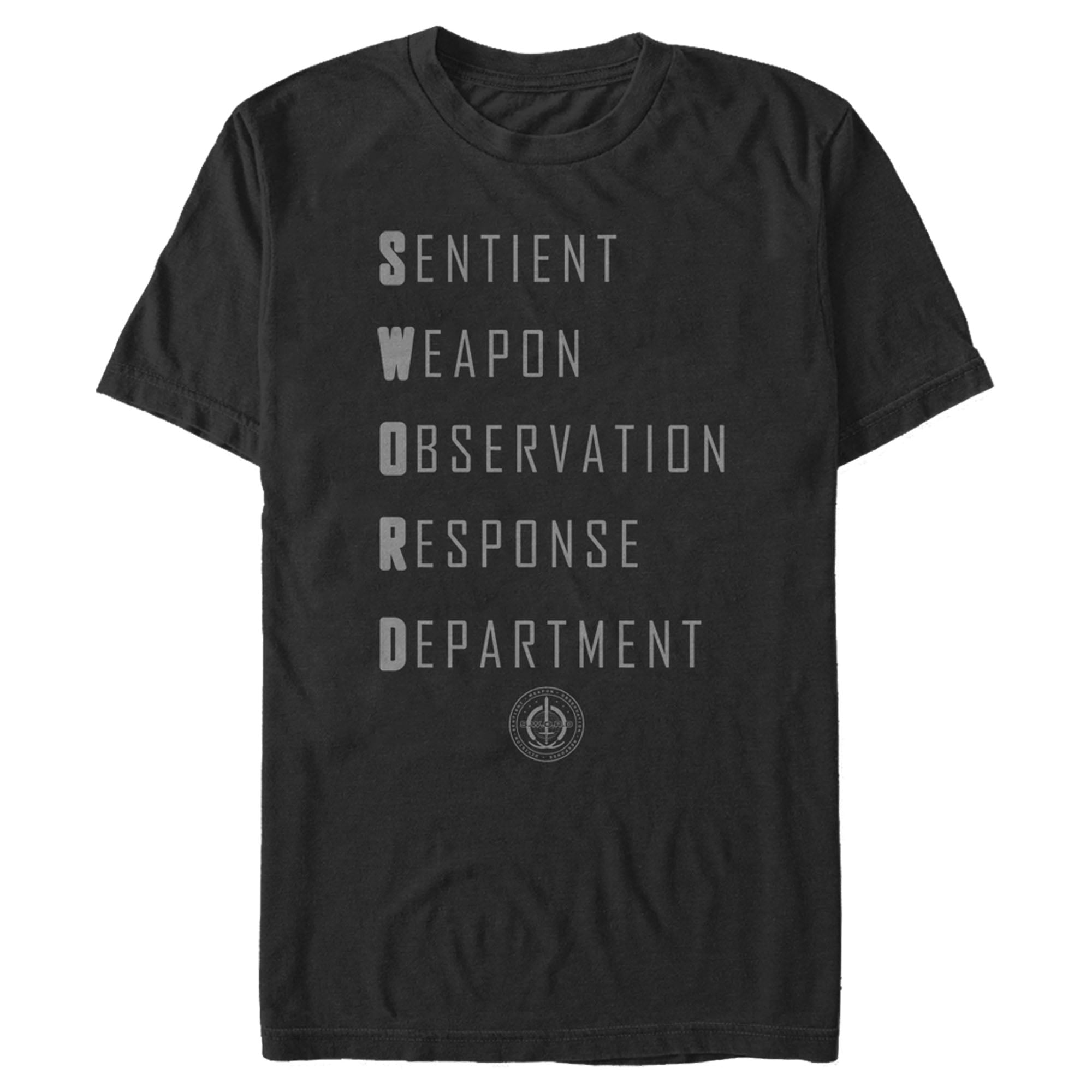 Men's Marvel WandaVision S.W.O.R.D Acronym Logo Graphic Tee Black Small ...