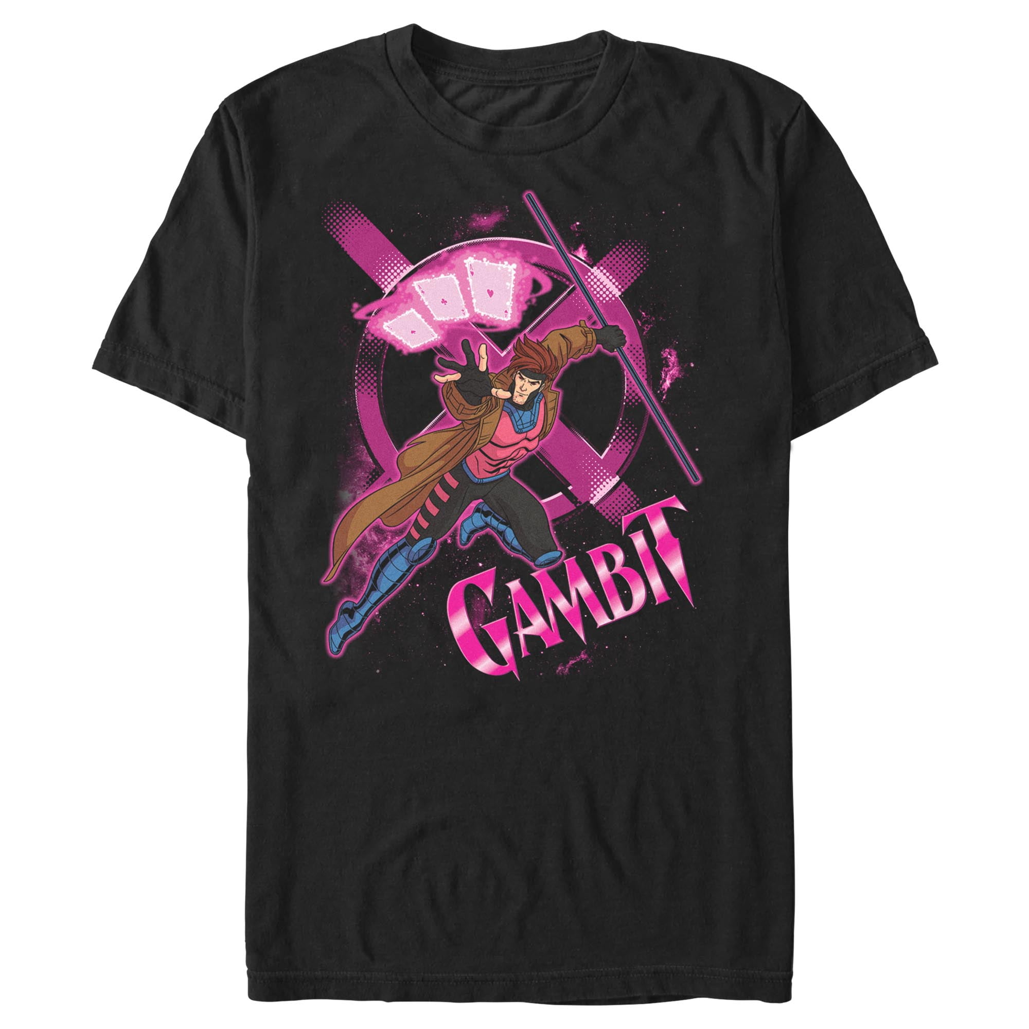 Men's Marvel X-Men '97 Gambit Team Logo Graphic T-Shirt - Walmart.com