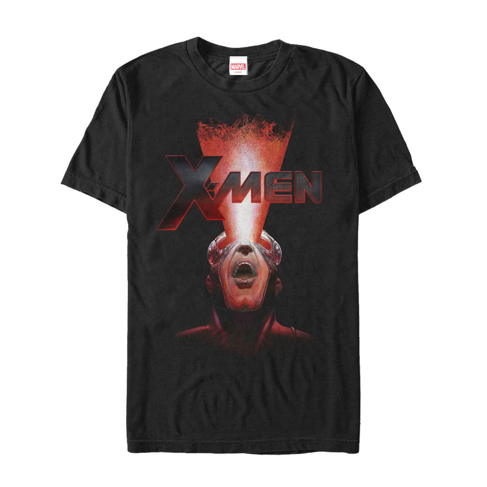 Men's Marvel X-Men Cyclops Blast Graphic Tee Black X Large - Walmart.com