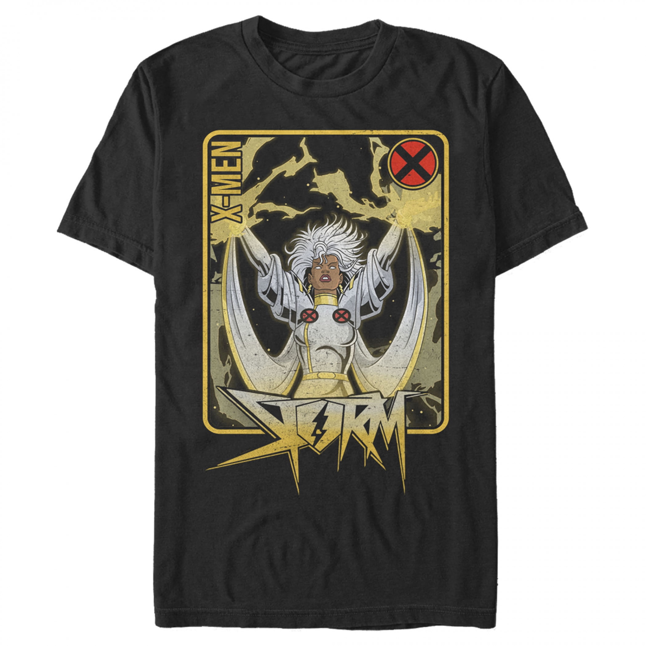 Men's Marvel X-Men Storm Card Graphic Tee Black X Large - Walmart.com