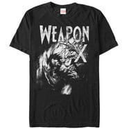 Men's Marvel X-Men Wolverine Scratch Graphic Tee Black 4X Large ...