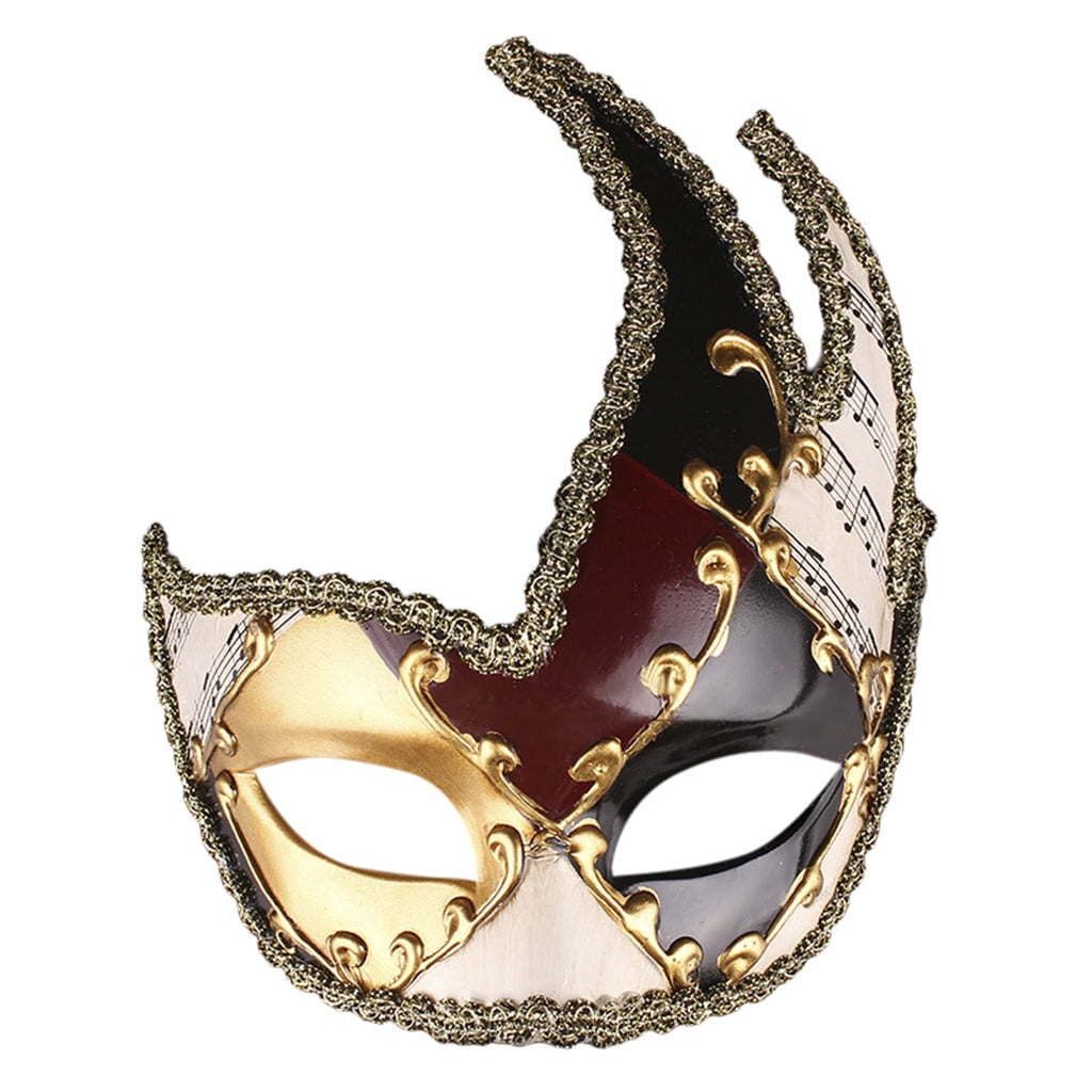Men's Masquerade Mask Vintage Cool Stuff For Venetian Checkered Musical ...