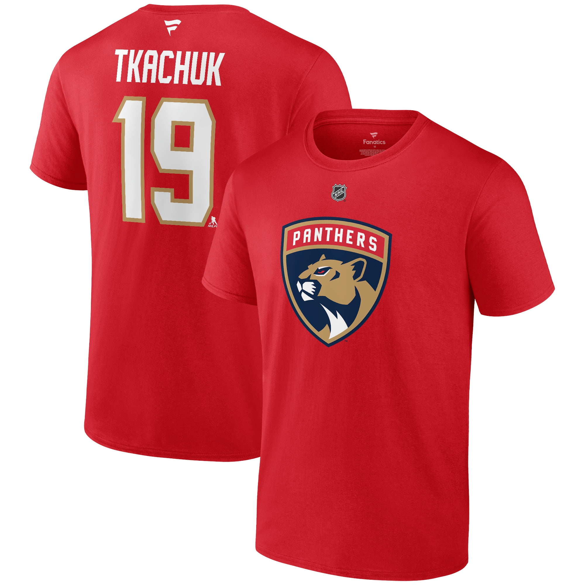 Men's Matthew Tkachuk Red Florida Panthers Authentic Stack Name ...