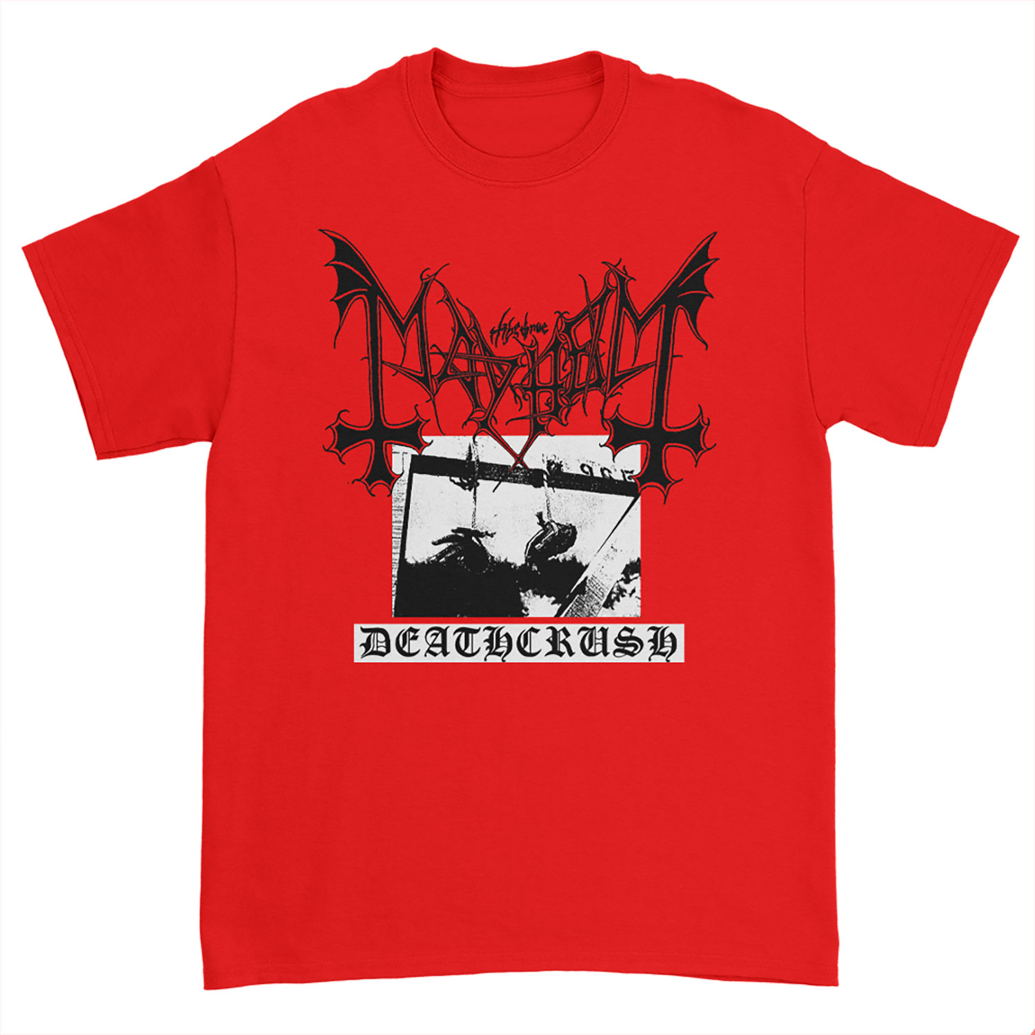Men's Mayhem Deathcrush T-shirt Medium Red - Walmart.com