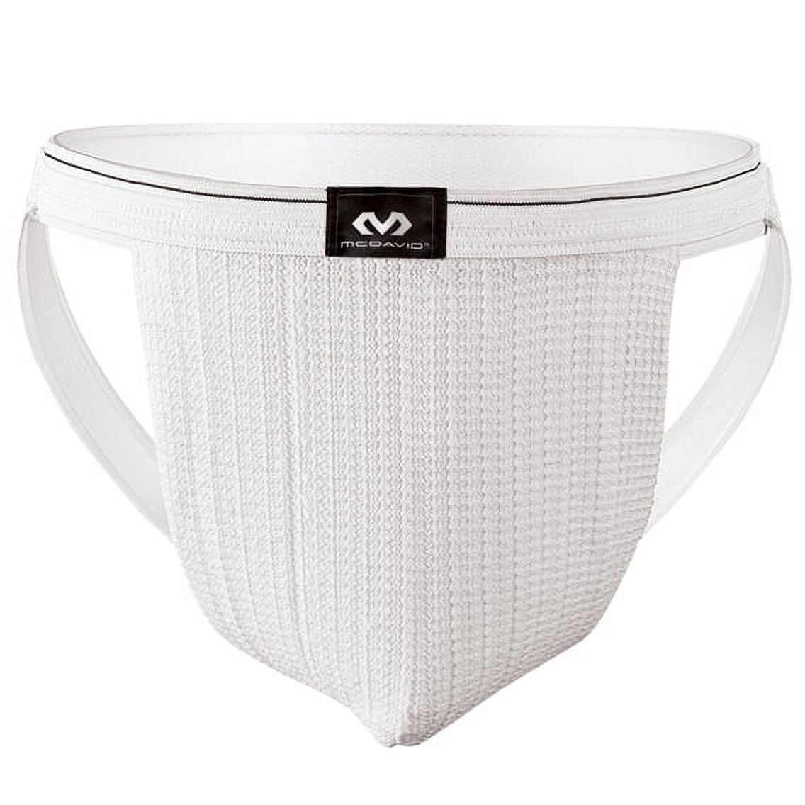 Men's McDavid MD3133 Athletic Run & Swim Supporters - 2 Pack (White XL ...