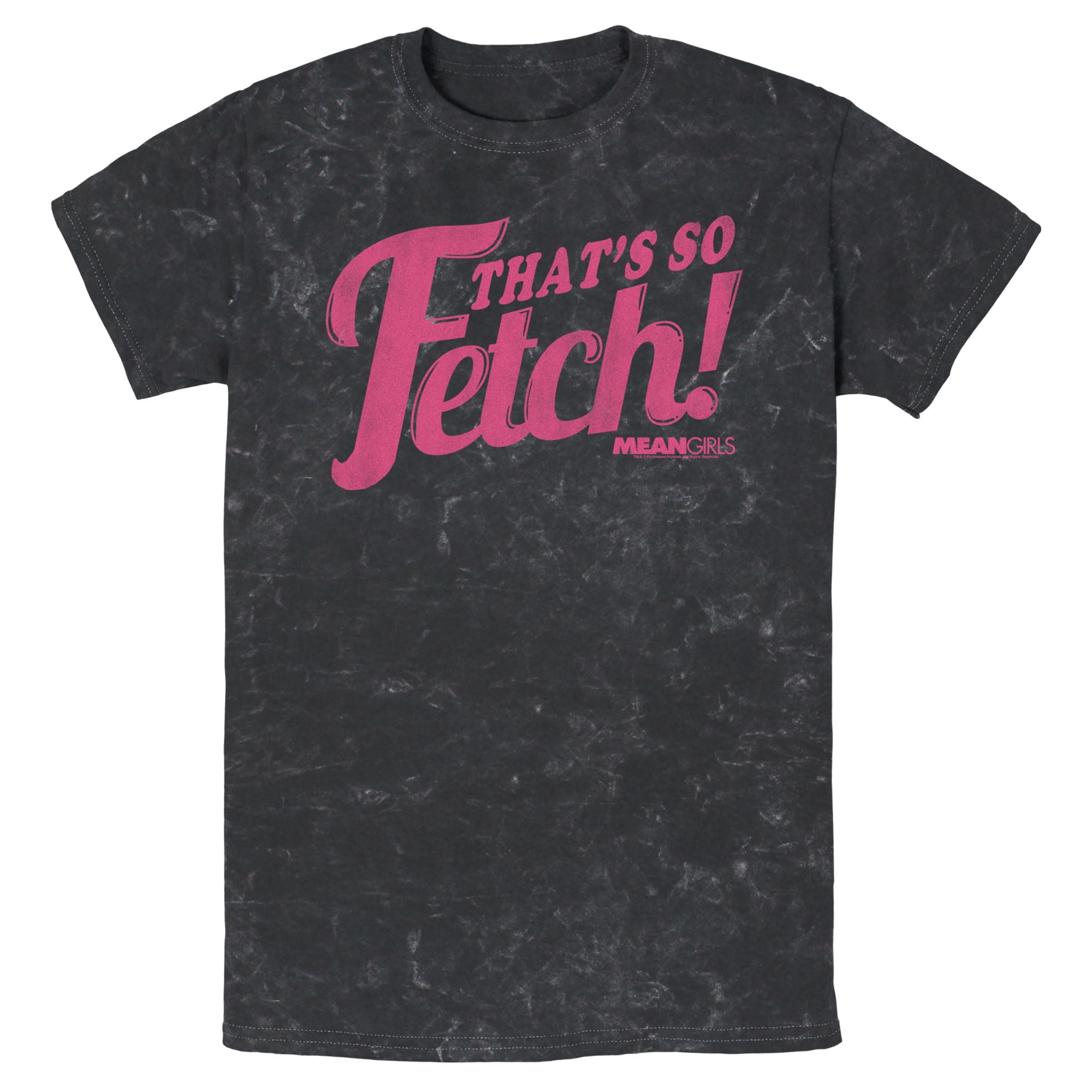 Men's Mean Girls Distressed That Is So Fetch Quote Graphic Tee Black ...