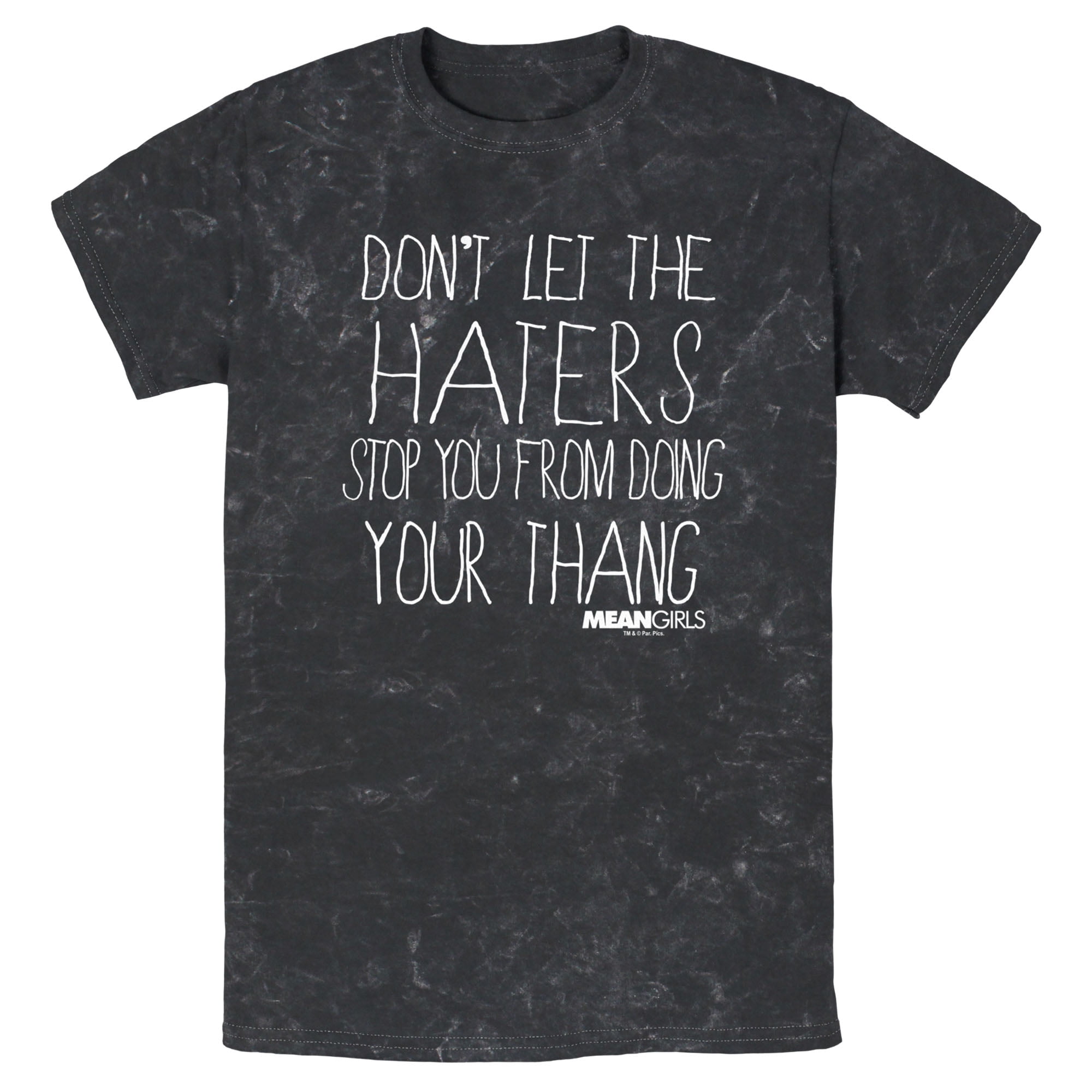 Men's Mean Girls Don’t Let the Haters Stop You Graphic Tee Black Medium ...