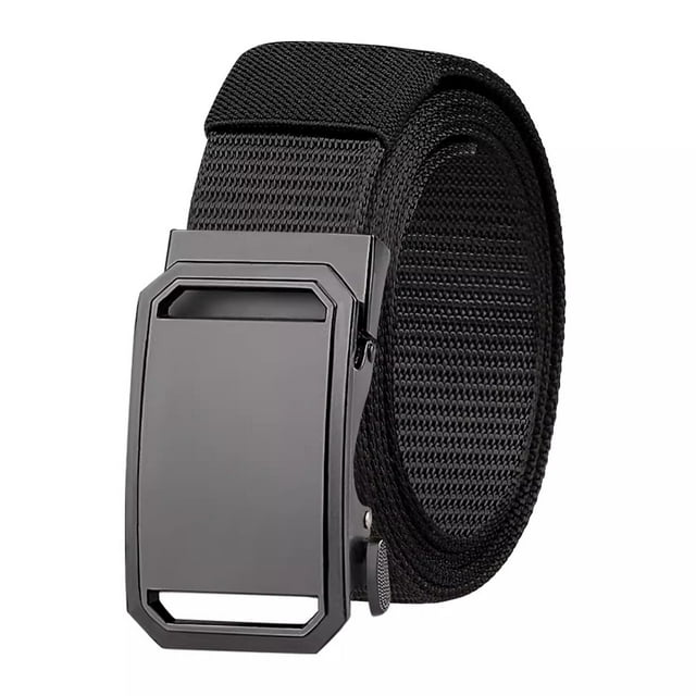 Men's Mechanical Clip Belts Mens Nylon Fabric Belt for Men Free Cut-to ...