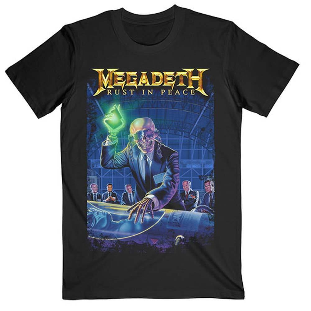 Men's Megadeth Rust In Peace 30th Anniversary (Back Print) Slim Fit T ...