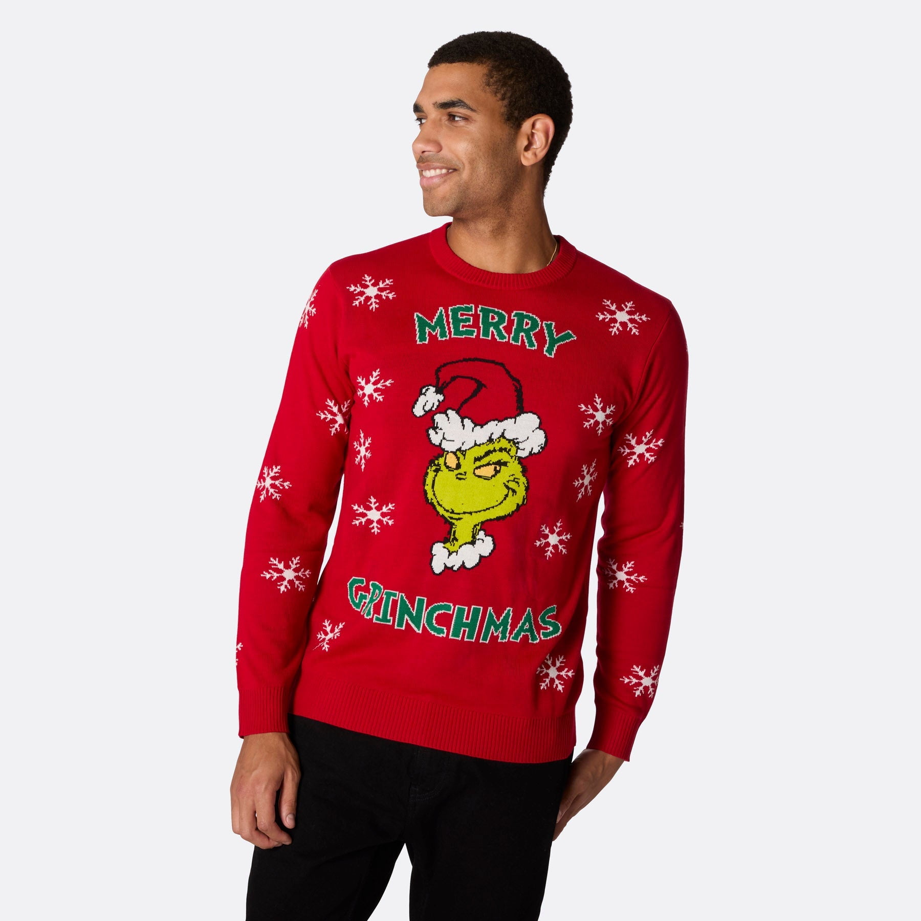 Men's Merry Grinchmas Christmas Sweater - Walmart.com