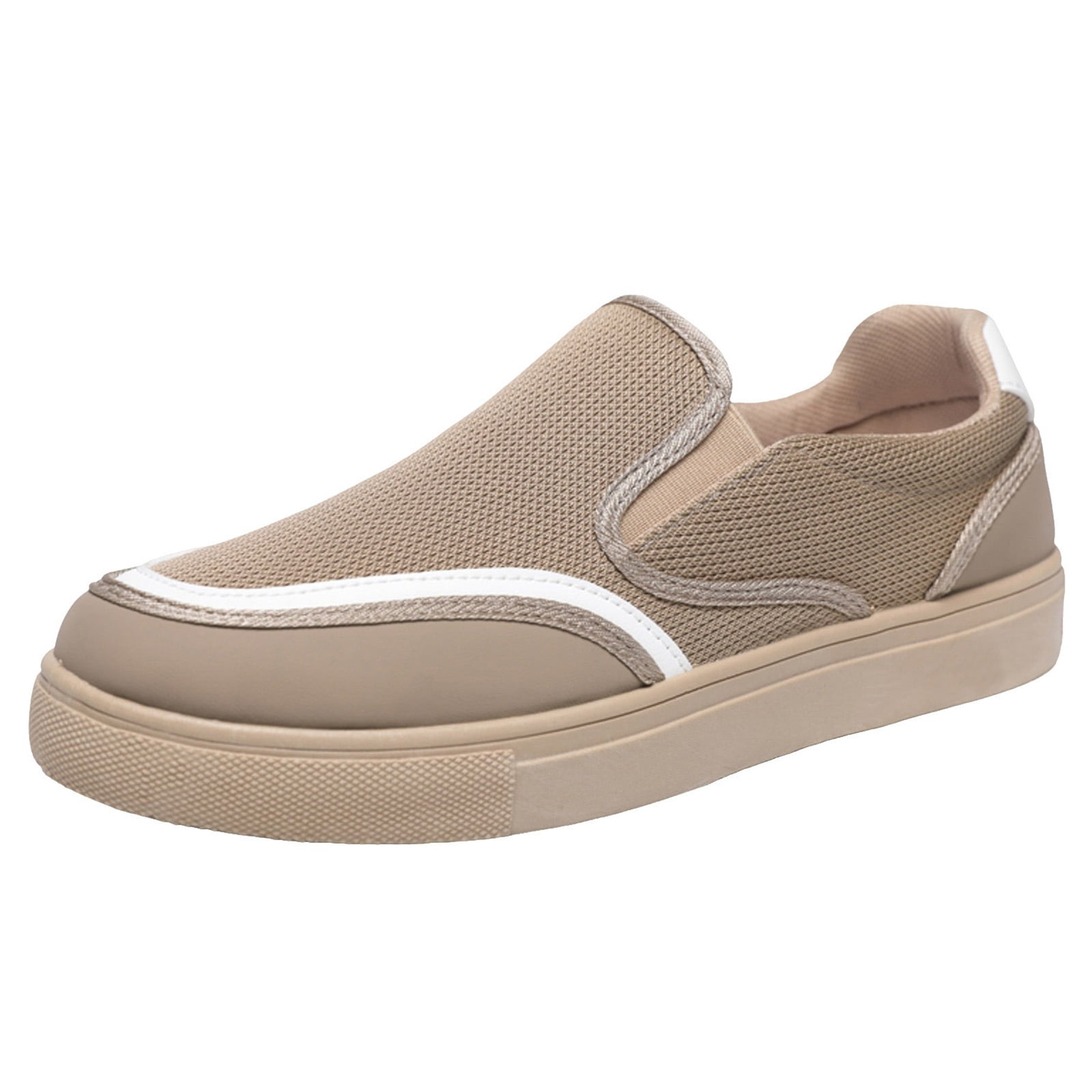 Men's Mesh Slip On Walking Shoes Loafers-Work Drving Tennis Shoes,Extra ...