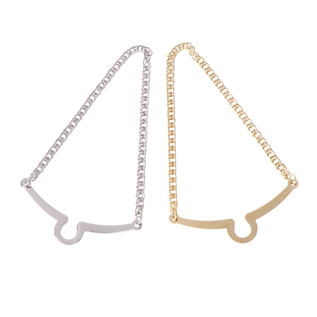 Men's Metal Classic Tie Chain Necktie Tie Clips Link Chain for ...