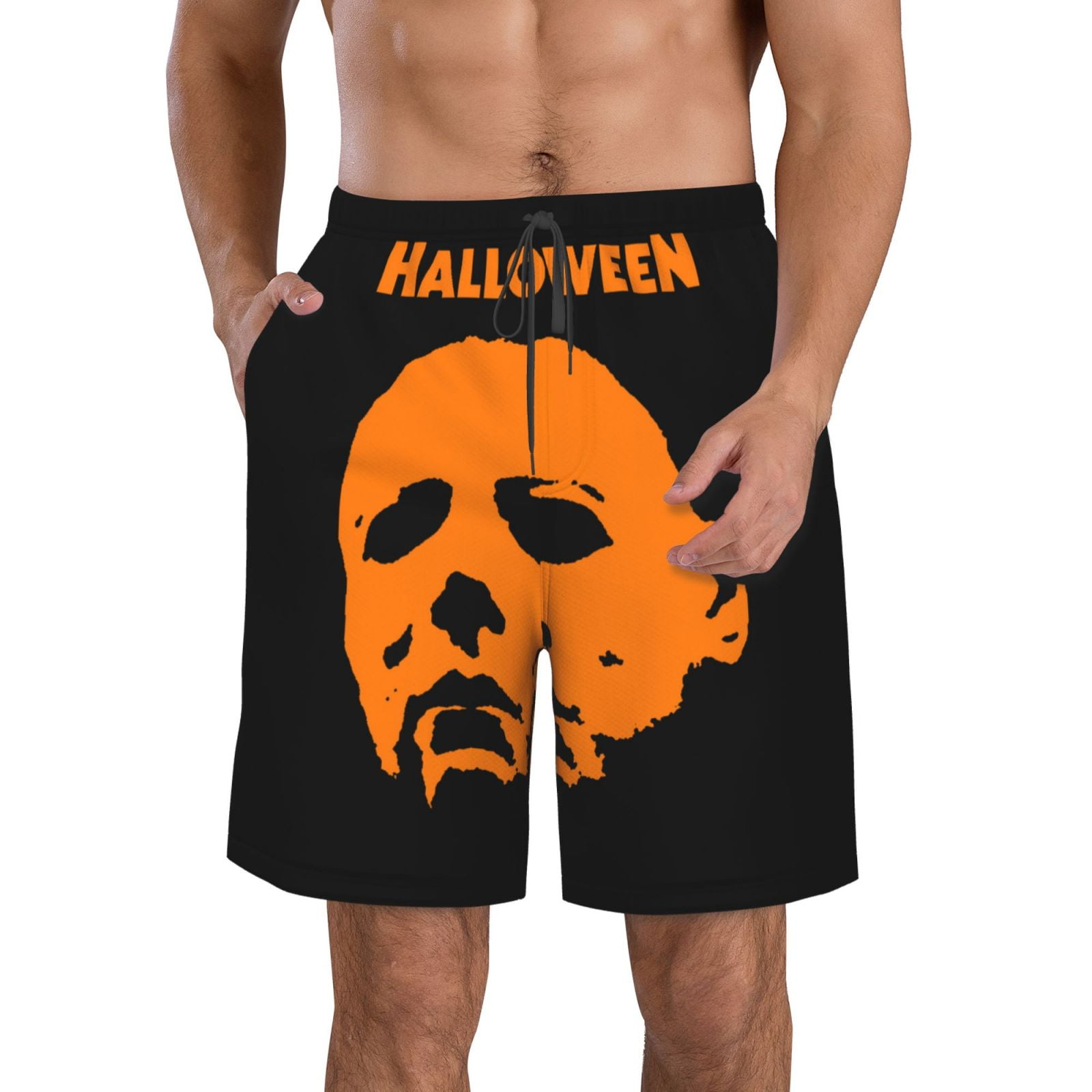 Men's Michael Myers Beach Shorts Hot Summer Swim Trunks Sports Running ...