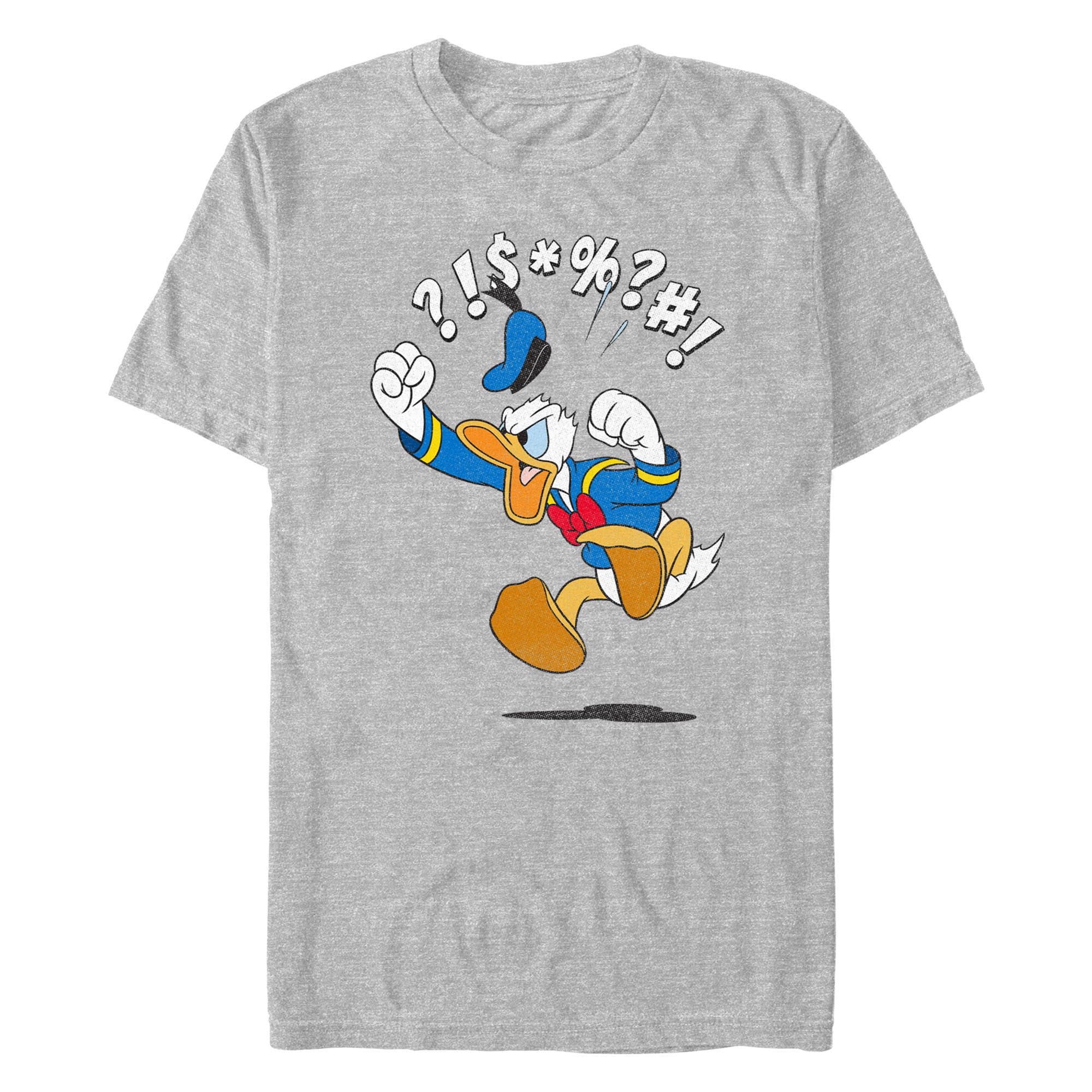 Men's Mickey & Friends Donald Duck Angry Jump Graphic T-Shirt - Walmart.com